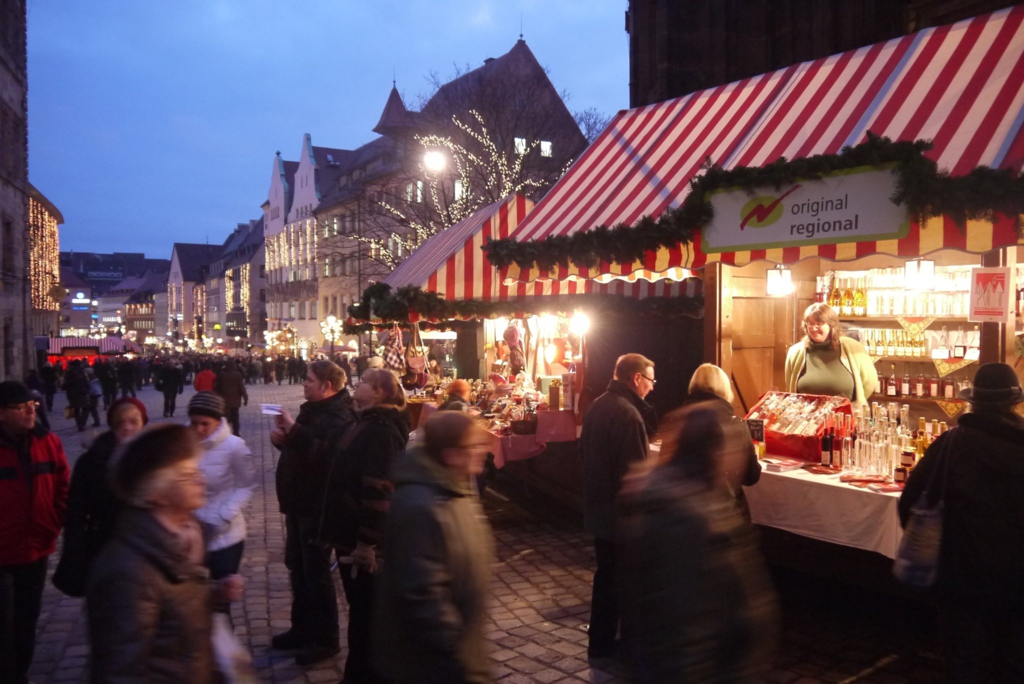 Regionale Genüsse auf dem Christkindlesmarkt - Nürnberg