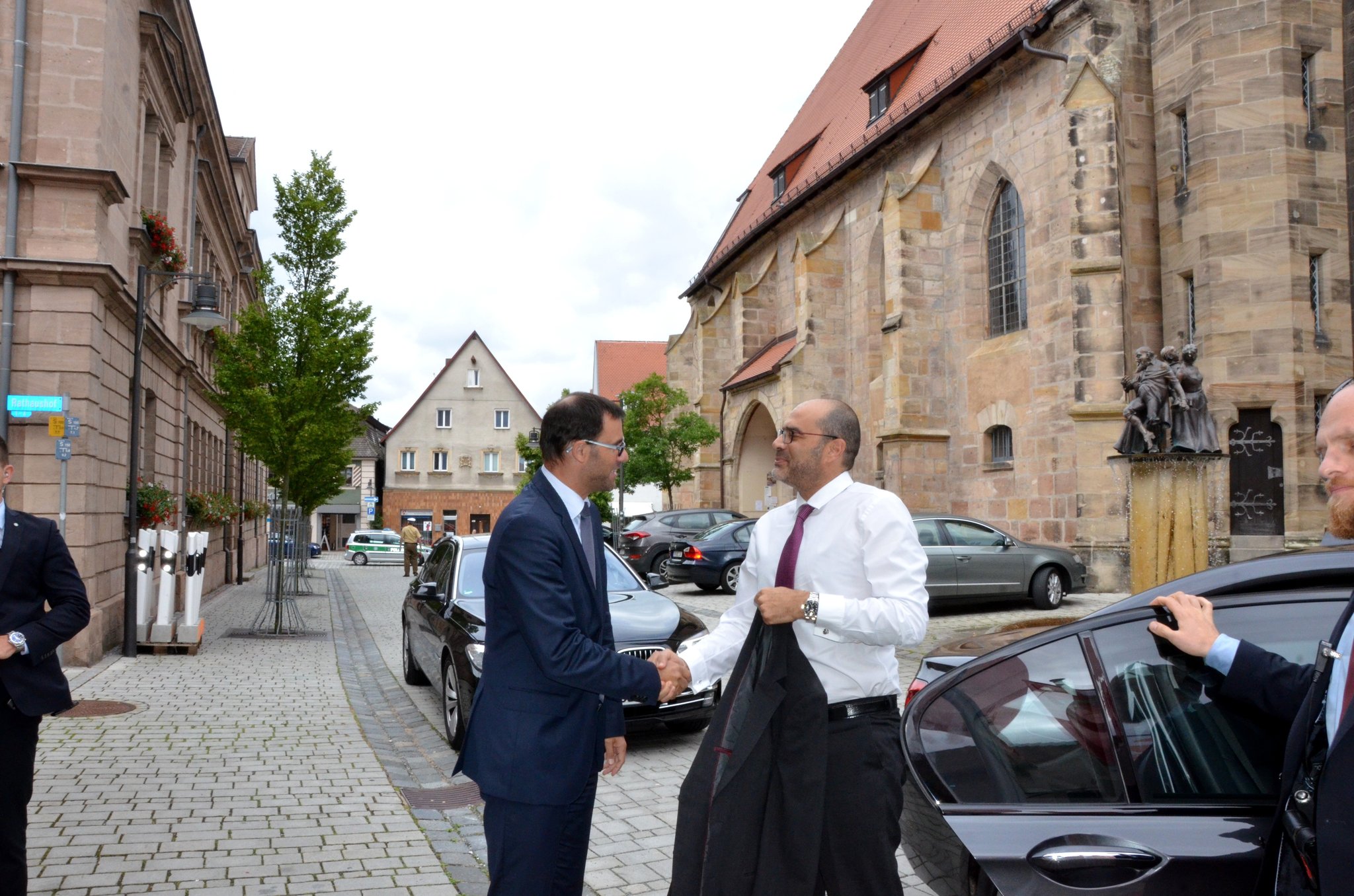 Hoher Besuch in Rathaus Roth - Landkreis Roth