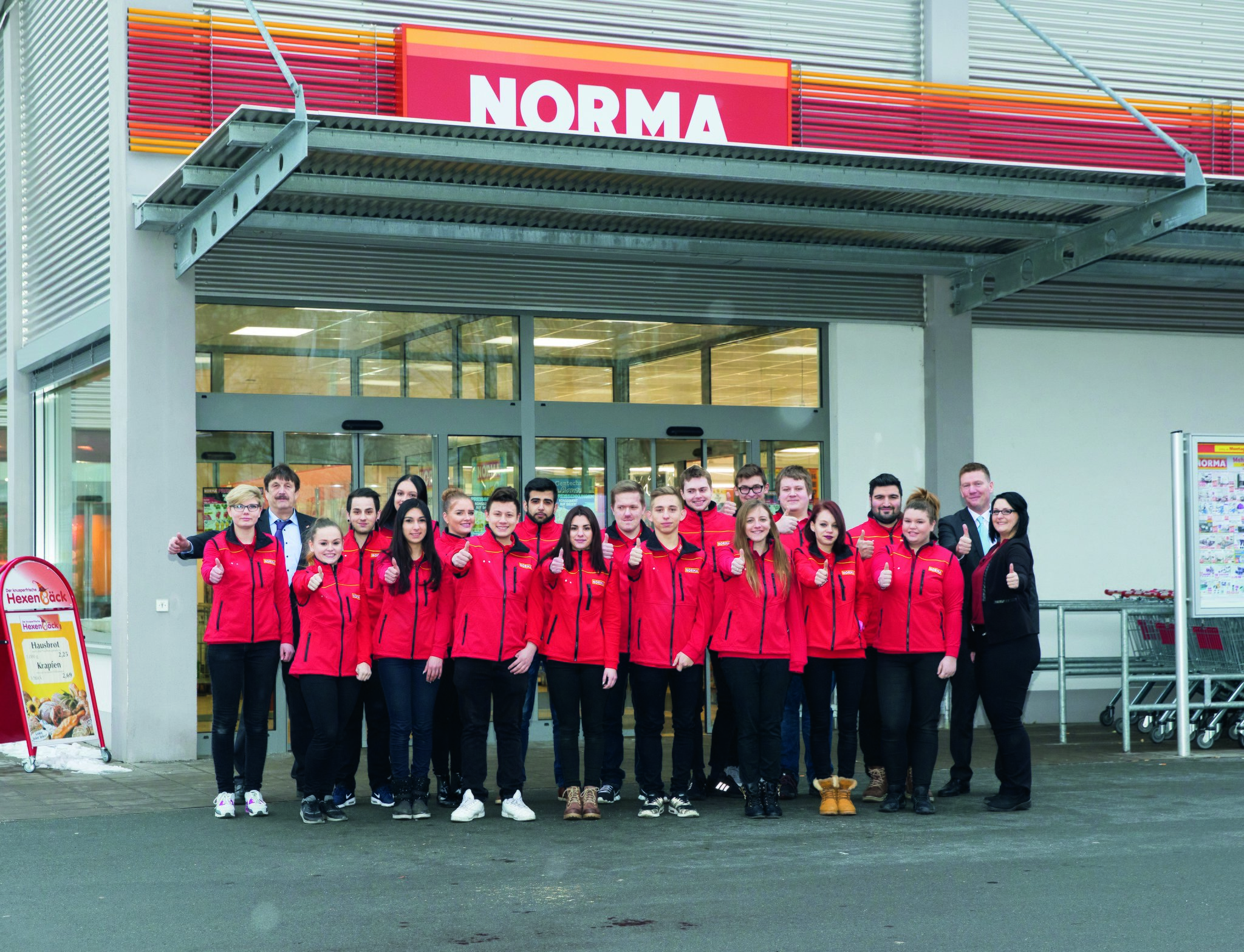 Azubis managen bis 18. Februar 2017 NORMA-Filiale in Eigenregie - Nürnberg