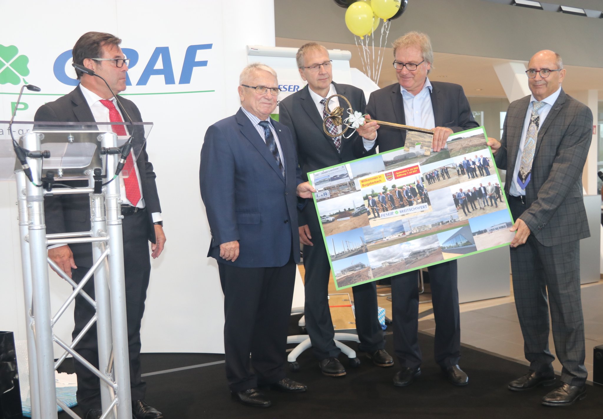 Feser-Breitschwert eröffnete in Burgoberbach - Nürnberg