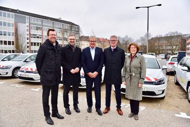 67 neue VW e-Golf bei der N-ERGIE - Nürnberg