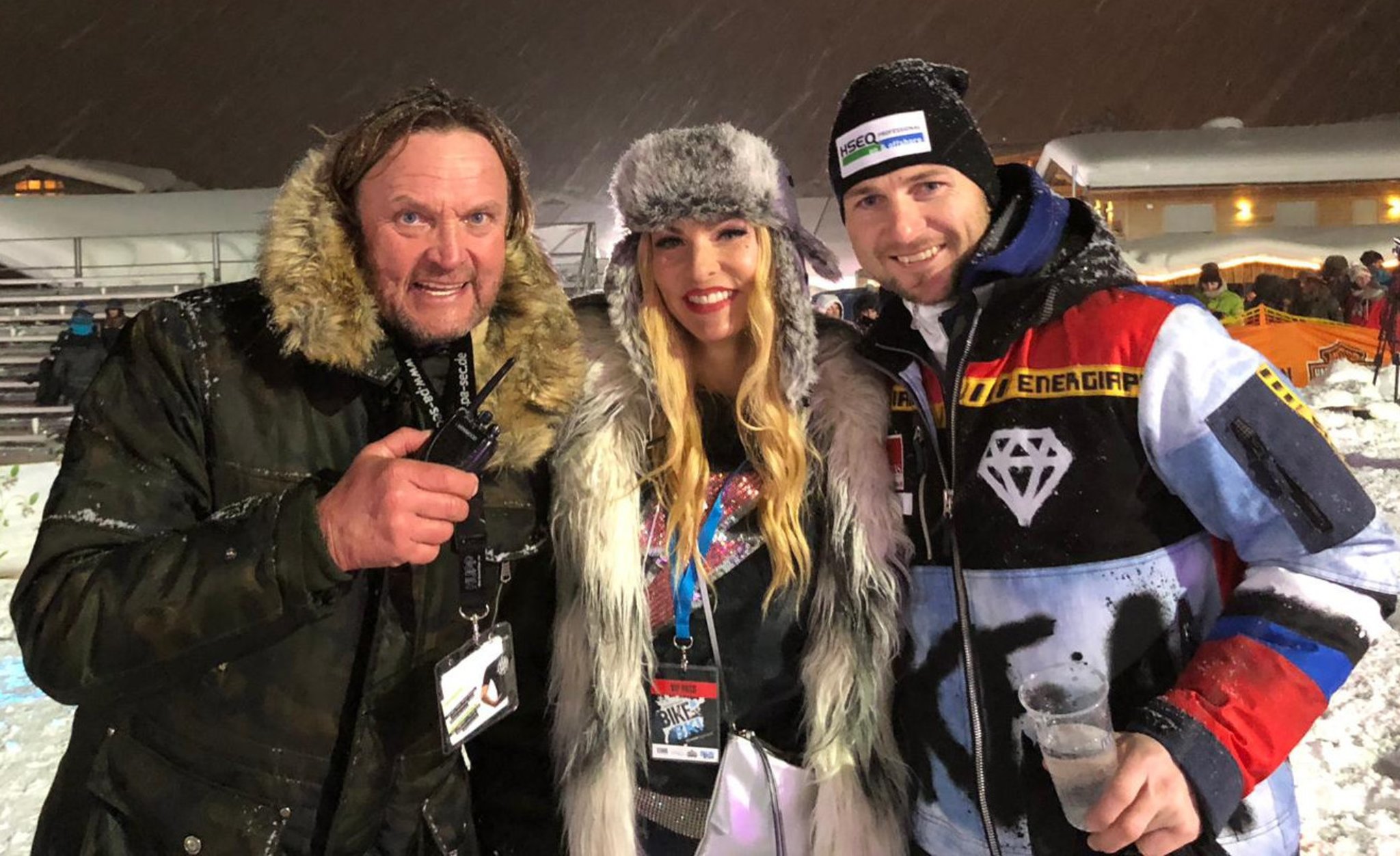 VIP-Bodyguard Peter Althof beschützt TV-Lady Sonya Kraus und Ski-Ass ...