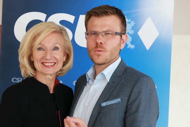 CSU-Doppelspitze mit Kulturreferentin Prof. Dr. Julia Lehner für die ...