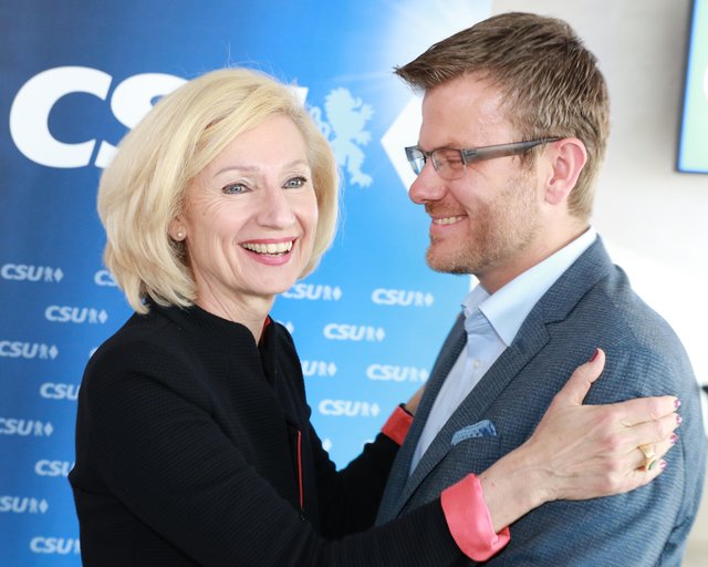 CSU-Doppelspitze mit Kulturreferentin Prof. Dr. Julia Lehner für die ...