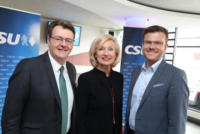CSU-Doppelspitze mit Kulturreferentin Prof. Dr. Julia Lehner für die ...