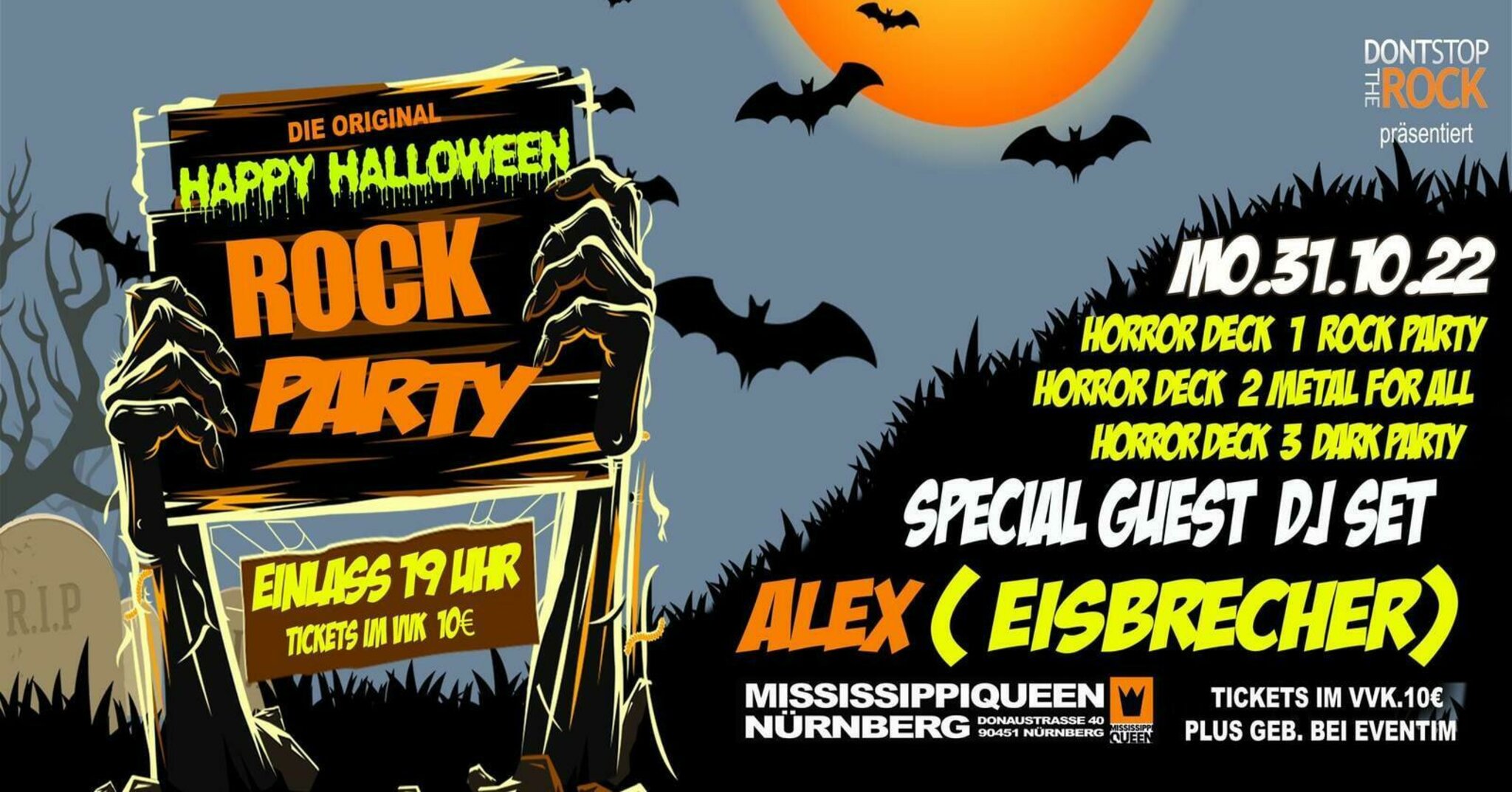 Happy Halloween: Rockparty auf der Mississippi Queen mit Eisbrecher ...