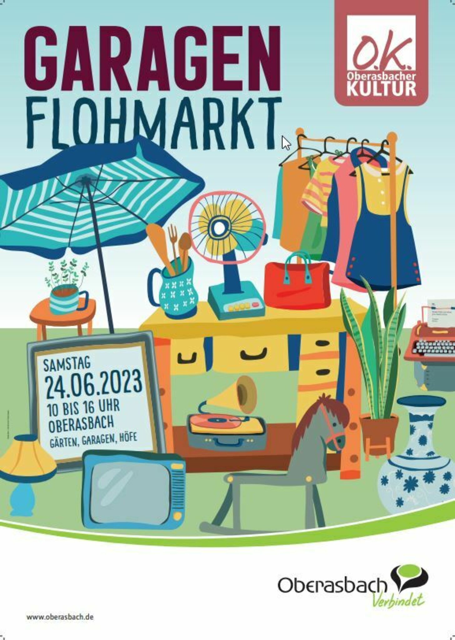 Gärten - Garagen - Höfe: 4. Oberasbacher Garagenflohmarkt - Landkreis Fürth