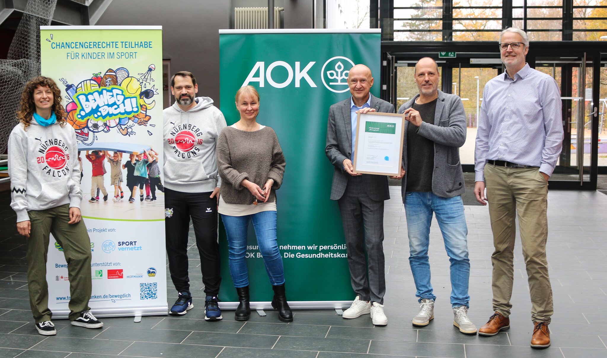 Integration durch Schulsport: AOK fördert die Georg-Ledebour ...