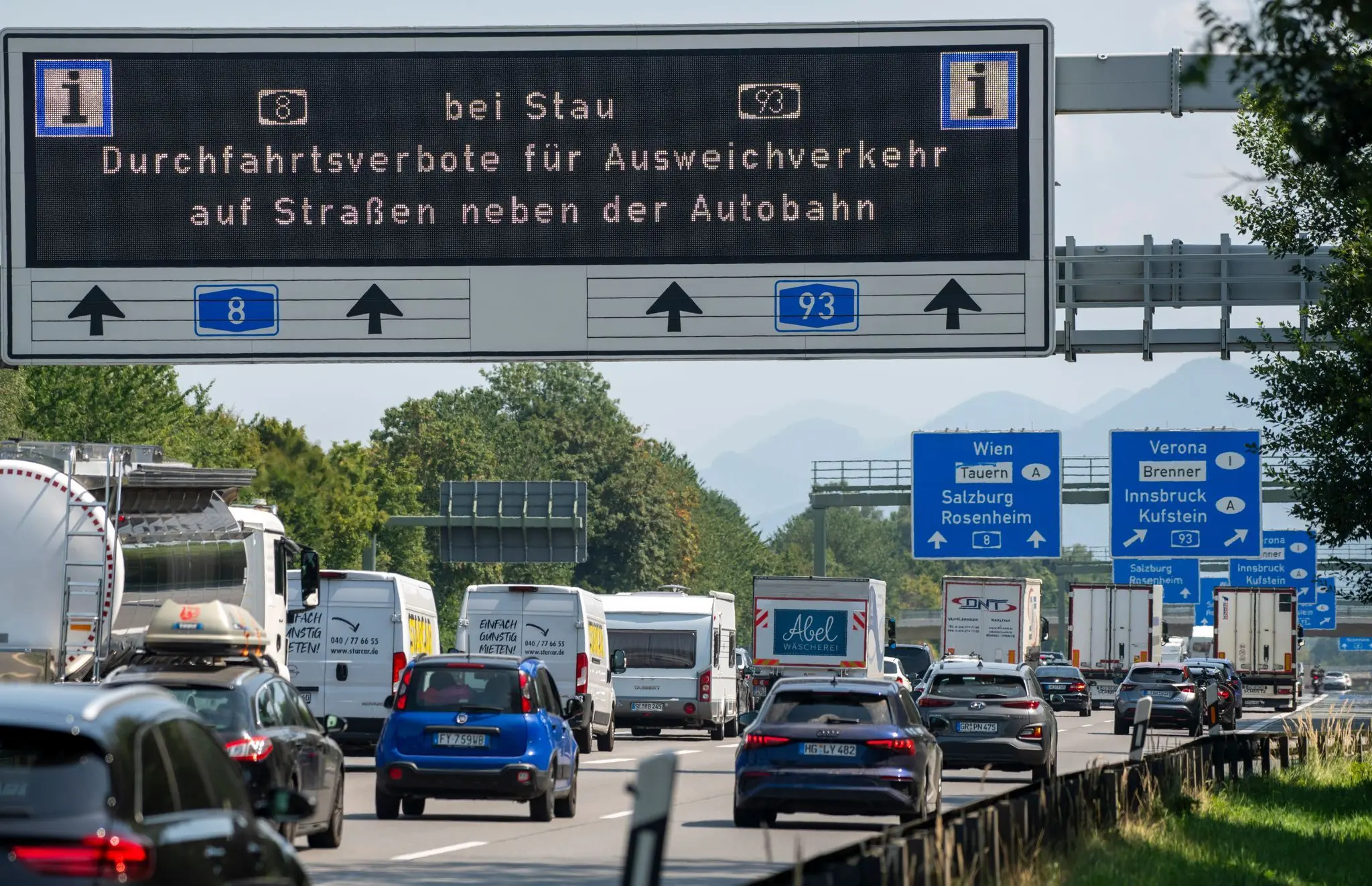 Faszinierend A93 Stau Aktuell Fotos
