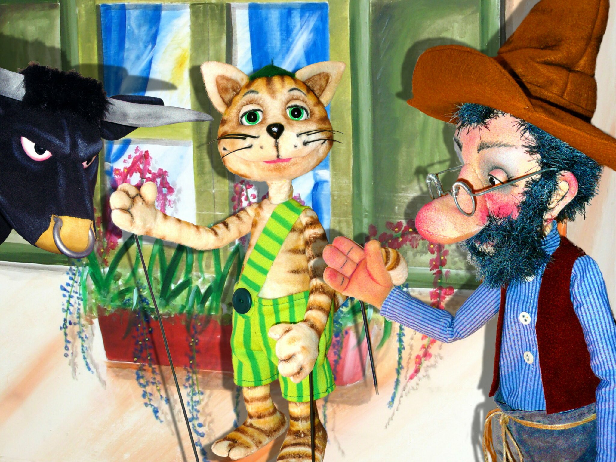 Figurentheater: PETTERSSON UND FINDUS – Eine Geburtstagstorte für die Katze