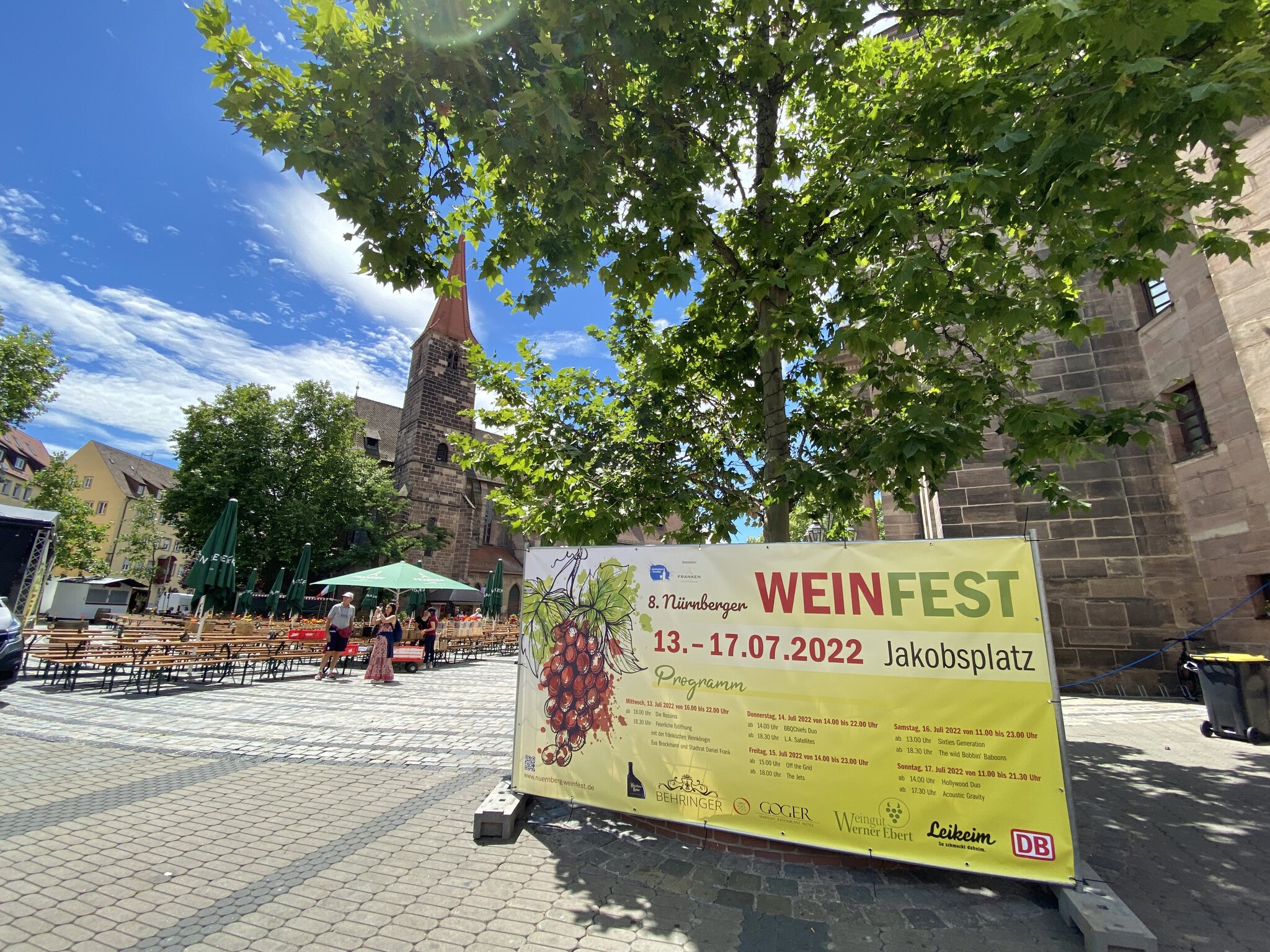 Weinfest auf dem Nürnberger Jakobsplatz!